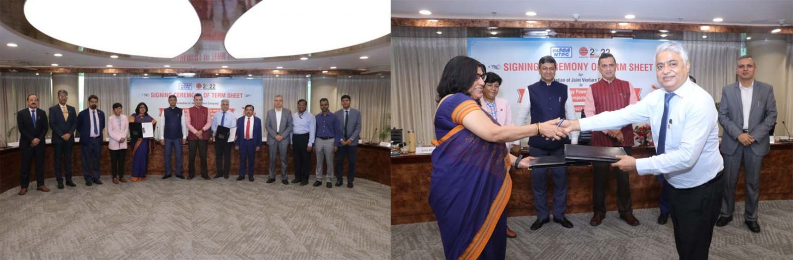 NTPC and Indian Oil sign agreement for powering IndianOil refineries with renewable energy ...